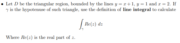 Solved Let D be the triangular region, bounded by the lines | Chegg.com