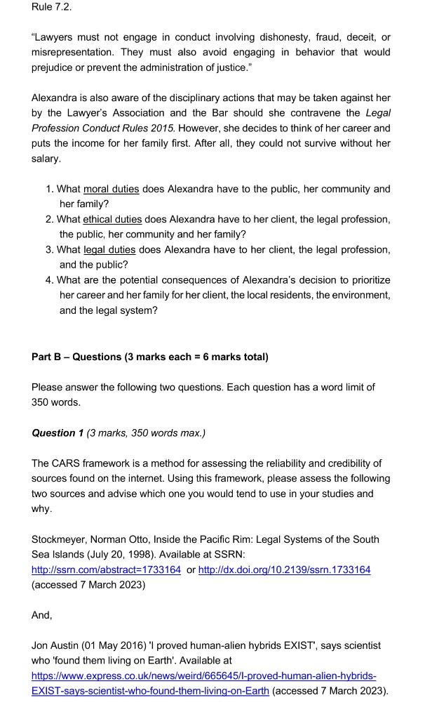 LW110 Major Individual Assignment Semester 1, 2023 | Chegg.com