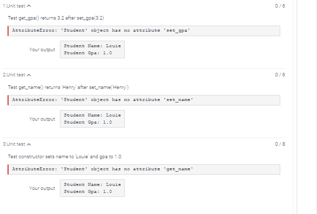 Solved 9.1 LAB: Student class In main.py define the Student | Chegg.com