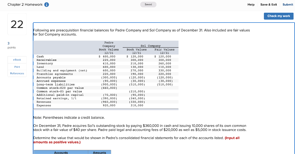 Solved Following are preacquisition financial balances for | Chegg.com