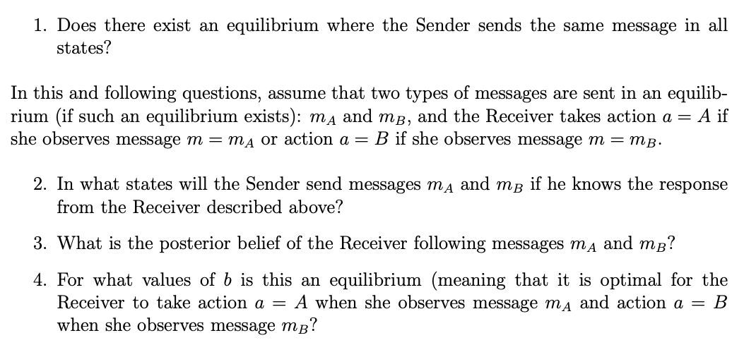 Solved Consider a variation of the discrete cheap talk | Chegg.com