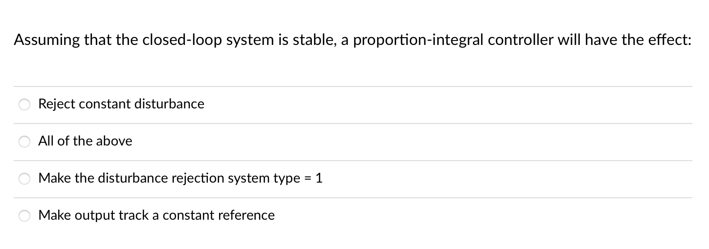 Solved Assuming that the closed-loop system is stable, a | Chegg.com