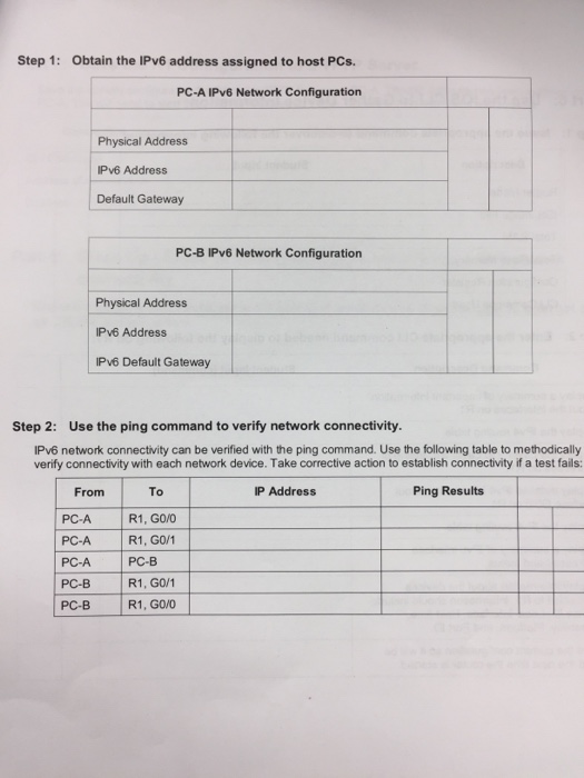 Configure Device IPv4 and Security Settings Step 2: | Chegg.com