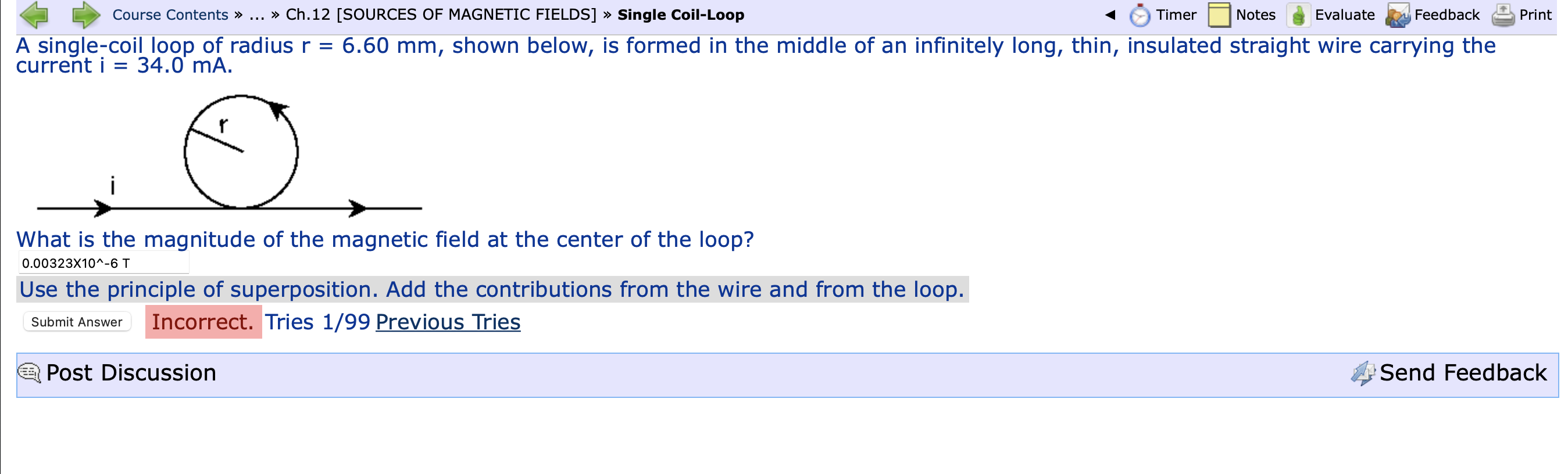 Solved Timer Notes Evaluate Feedback Print Course Contents 3087