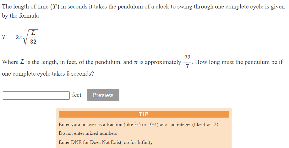 Solved The length of time (T) in seconds it takes the | Chegg.com