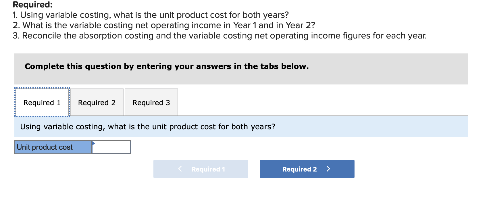 Solved Problem 6-19 (Algo) Variable Costing Income | Chegg.com
