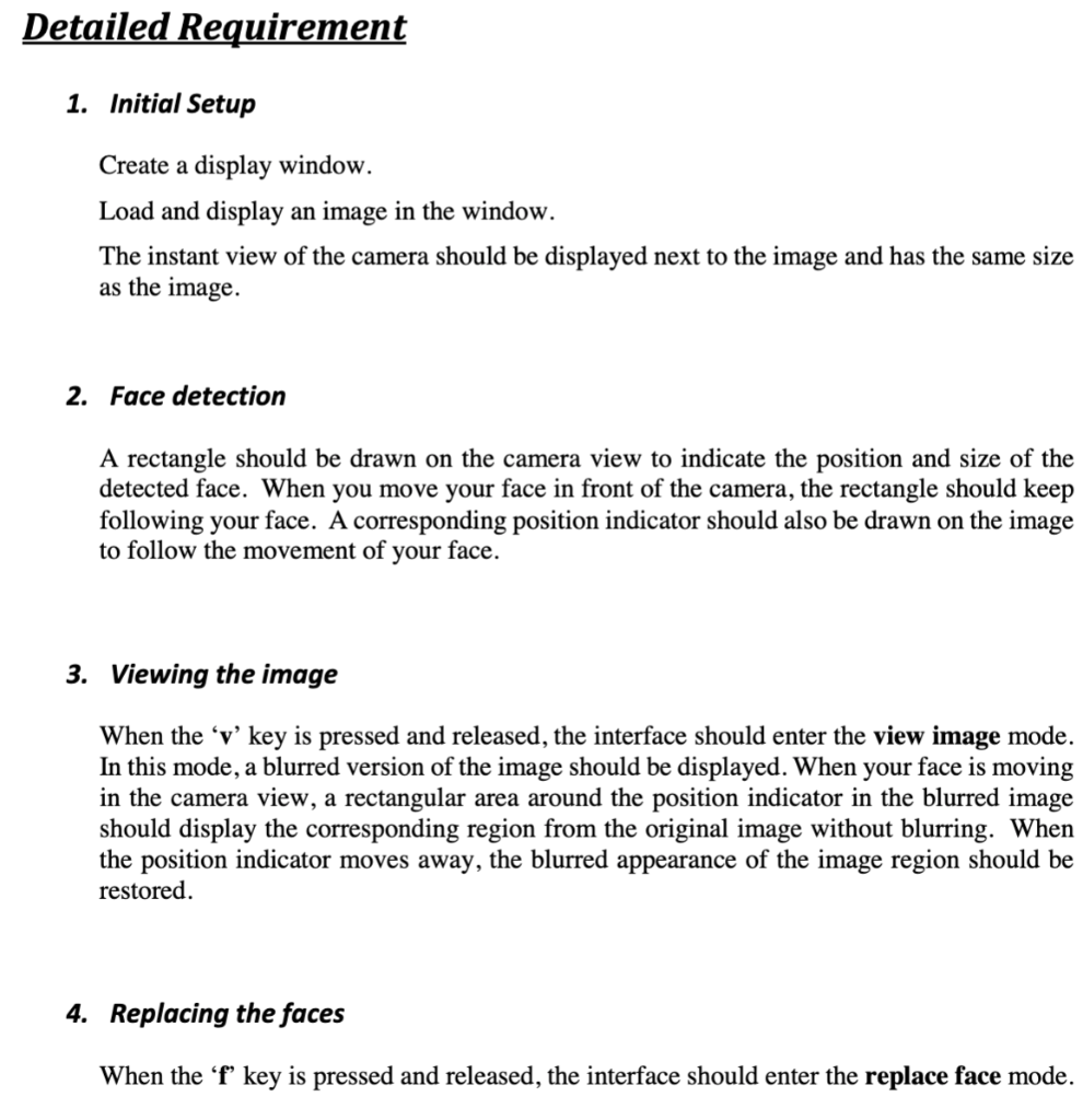 Solved You are required to use p5.js and ml5.js to develop | Chegg.com