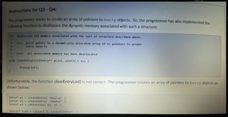Solved Instructions for Q3 - 04: The programmer wants to | Chegg.com