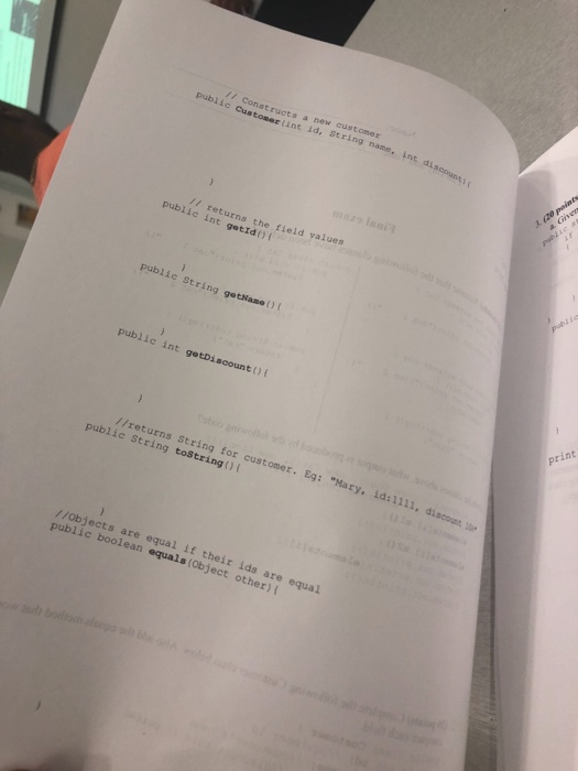 Solved // Constructs ic Custoser (int id, string name, int | Chegg.com