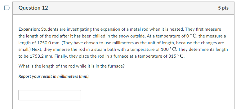 Solved Expansion: Students are investigating the expansion | Chegg.com