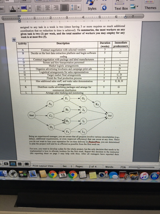 Projecteros Business Opportunity Spring 2019 Your | Chegg.com