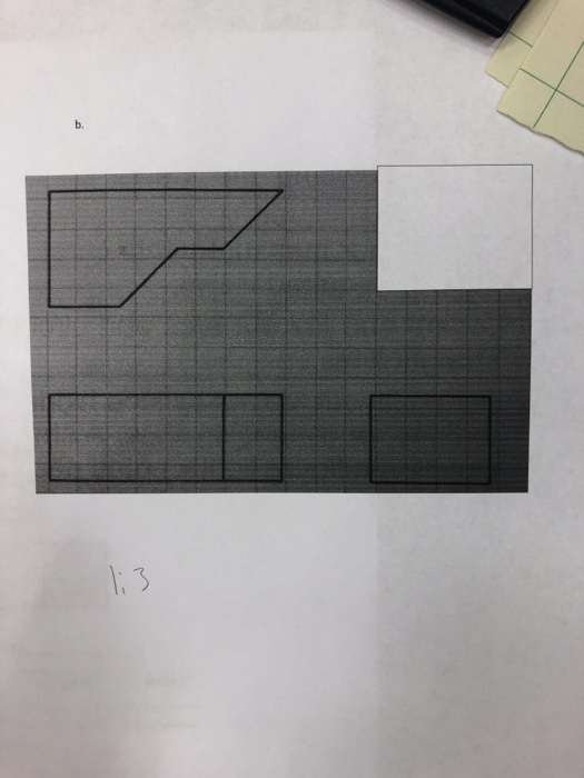 Solved Draw the missing top, front, and right-side views | Chegg.com