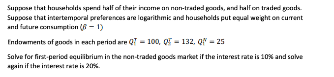 Solved This assignment asks solve equilibrium in the | Chegg.com