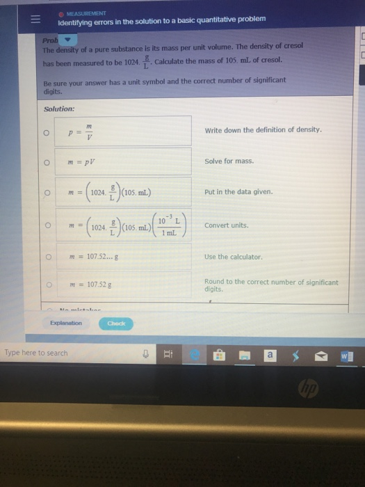 Solved identifying errors in the solution to a basic | Chegg.com