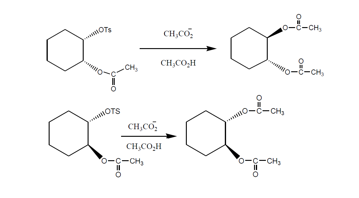 Solved 0-8-CH 0-C-CH3 ...11111OTS CH,CO2 CH3 CH3CO2H ochs | Chegg.com