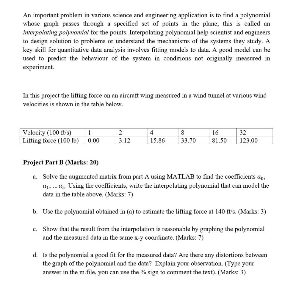Solved An important problem in various science and | Chegg.com
