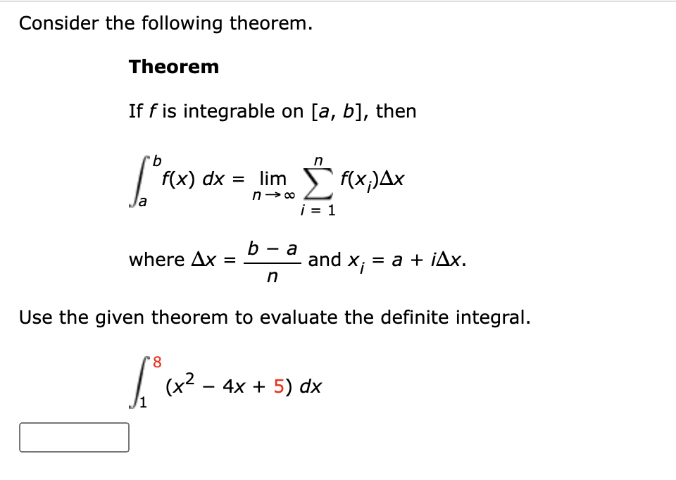 Solved Consider the following theorem. Theorem If f is | Chegg.com