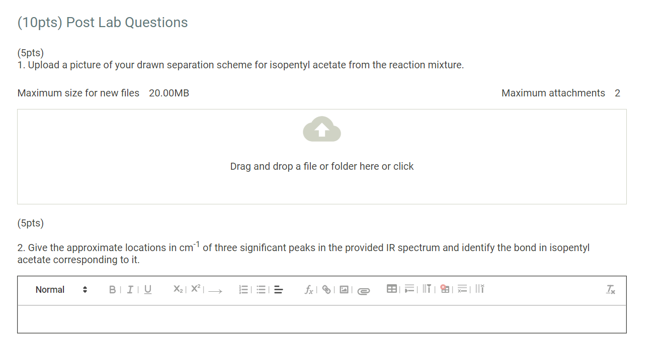Solved (10pts) Post Lab Questions (5pts) 1. Upload a picture | Chegg.com
