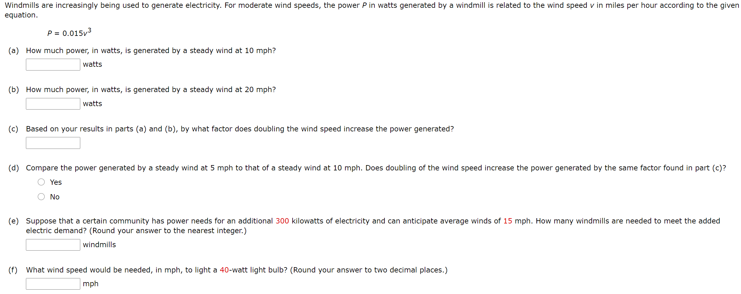 Solved Windmills are increasingly being used to generate | Chegg.com