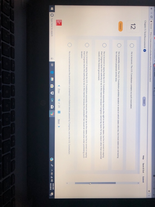 Solved C Secure https:/ Chapter 5 Help Seve& Exit Submit 12 | Chegg.com
