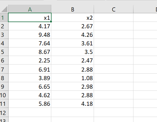 Solved The Accompanying Data File Contains 10 Observations