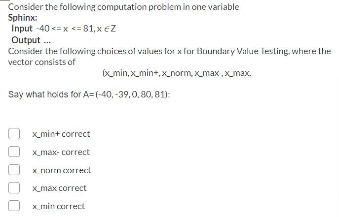 Solved Consider the following computation problem in one | Chegg.com