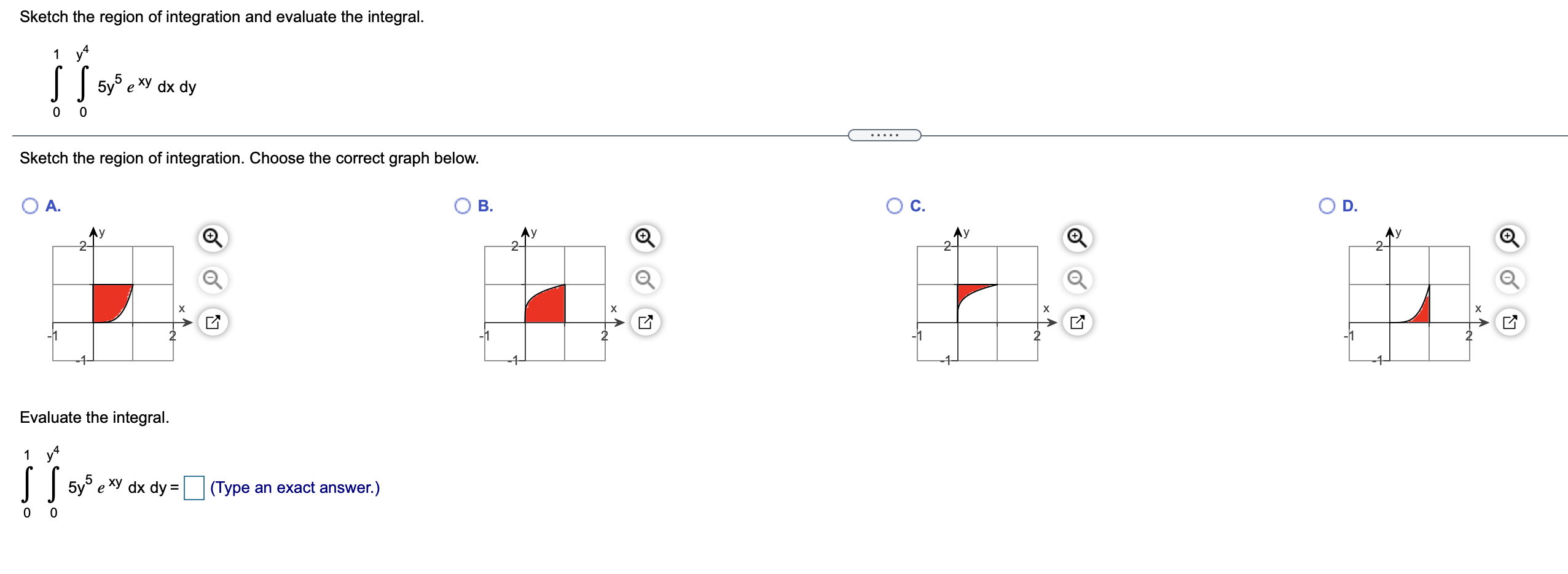 Solved Sketch the region of integration and evaluate the | Chegg.com