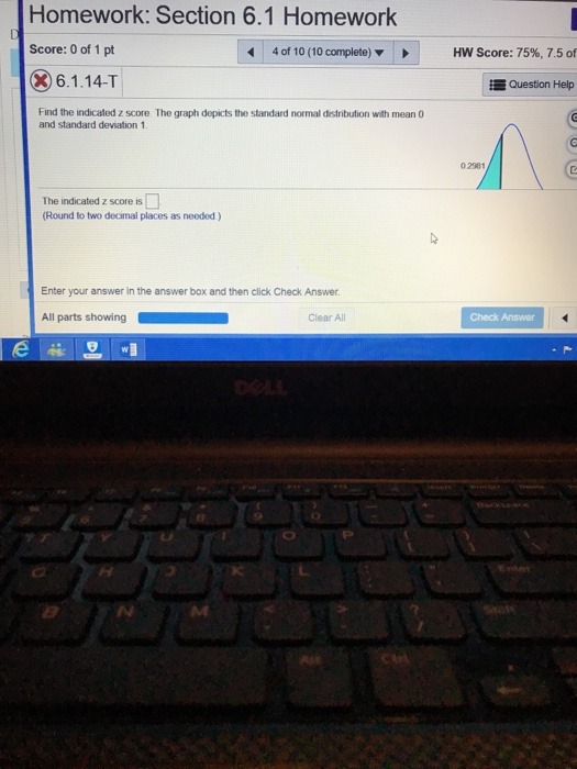 Solved Homework Section 6 1 Homework Score 0 Of 1 Pt