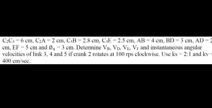 Solved C2C4=6 cm,C2 A=2 cm,C4 B=2.8 cm,C4E=2.5 cm,AB=4 | Chegg.com