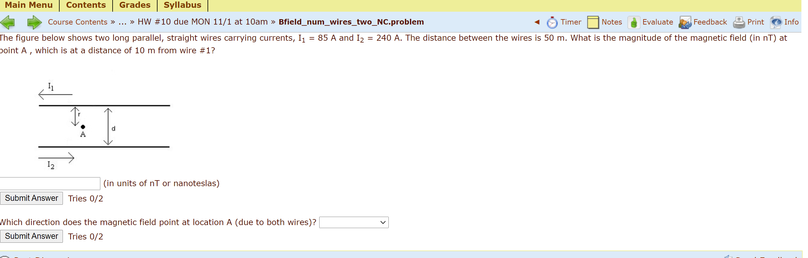 Solved Main Menu Contents Grades Syllabus Course Contents » | Chegg.com