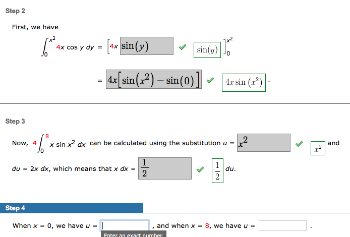 Solved Step 2 First, we have 4x cos y dy = 14x SI n (y) = | Chegg.com Solved Step 2 First, we have 4x cos y dy = 14x SI n (y) = | Chegg.com