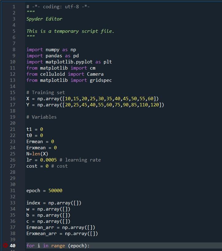Solved Experimental goal: Performing linear regression | Chegg.com