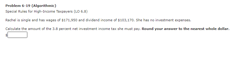 Solved Problem 6-19 (Algorithmic) Special Rules for | Chegg.com