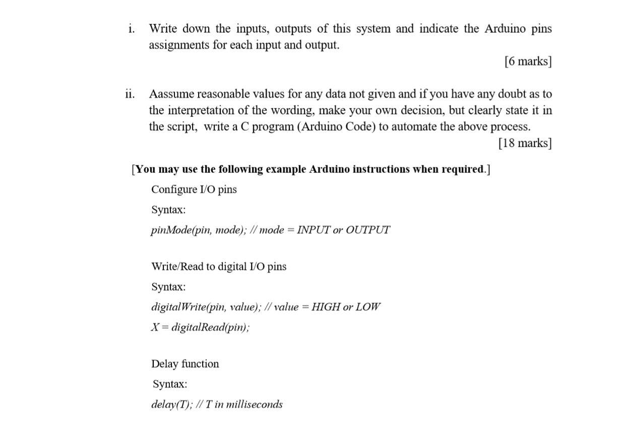 Embedded Systems Question 01 The sequence of | Chegg.com