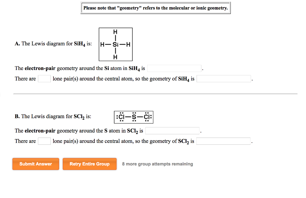 Sih4 Molecular Geometry
