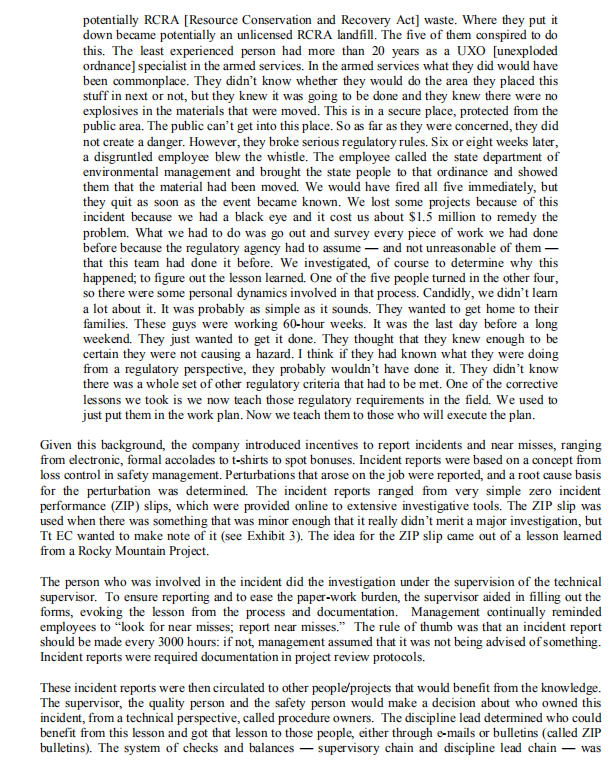 TETRA TECH EC AND RISK MANAGEMENT As Don Rogers, | Chegg.com