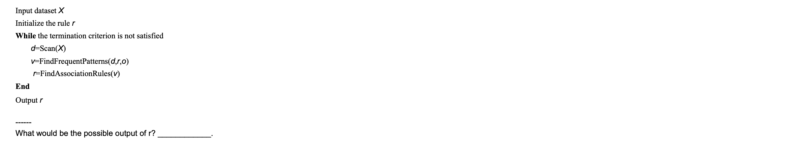 Solved Input dataset x Initialize the ruler While the | Chegg.com