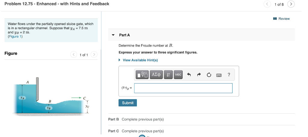 Solved Problem 12.75 - Enhanced - with Hints and Feedback 1 | Chegg.com