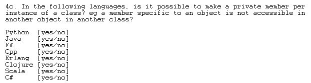 Solved 40. In the following languages, is it possible to | Chegg.com