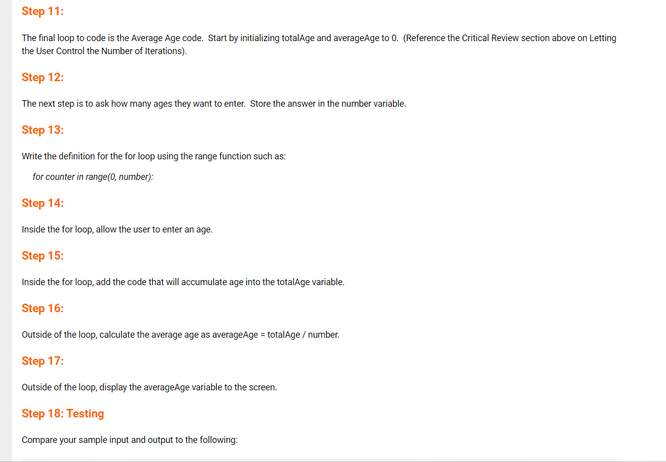 Solved Step 3: Start your program with the following code | Chegg.com