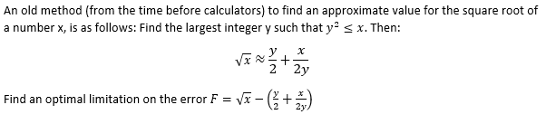 Solved An old method (from the time before calculators) to | Chegg.com