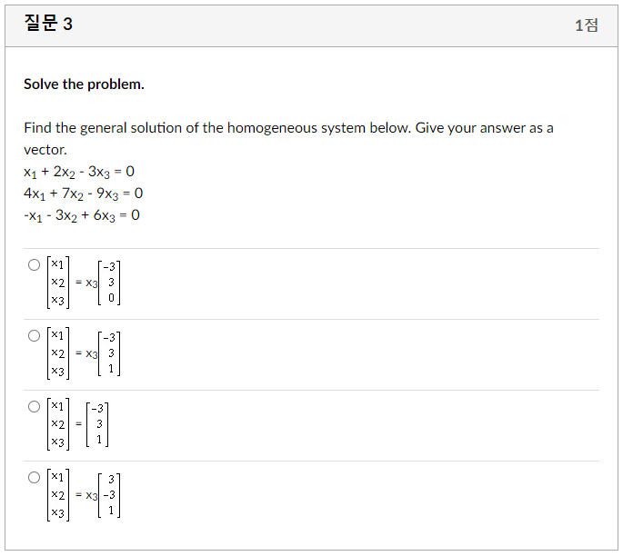 Solved Find the general solution of the homogeneous system | Chegg.com