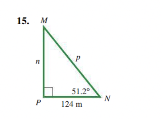 Solved Solve each right triangle. When two sides are given, | Chegg.com