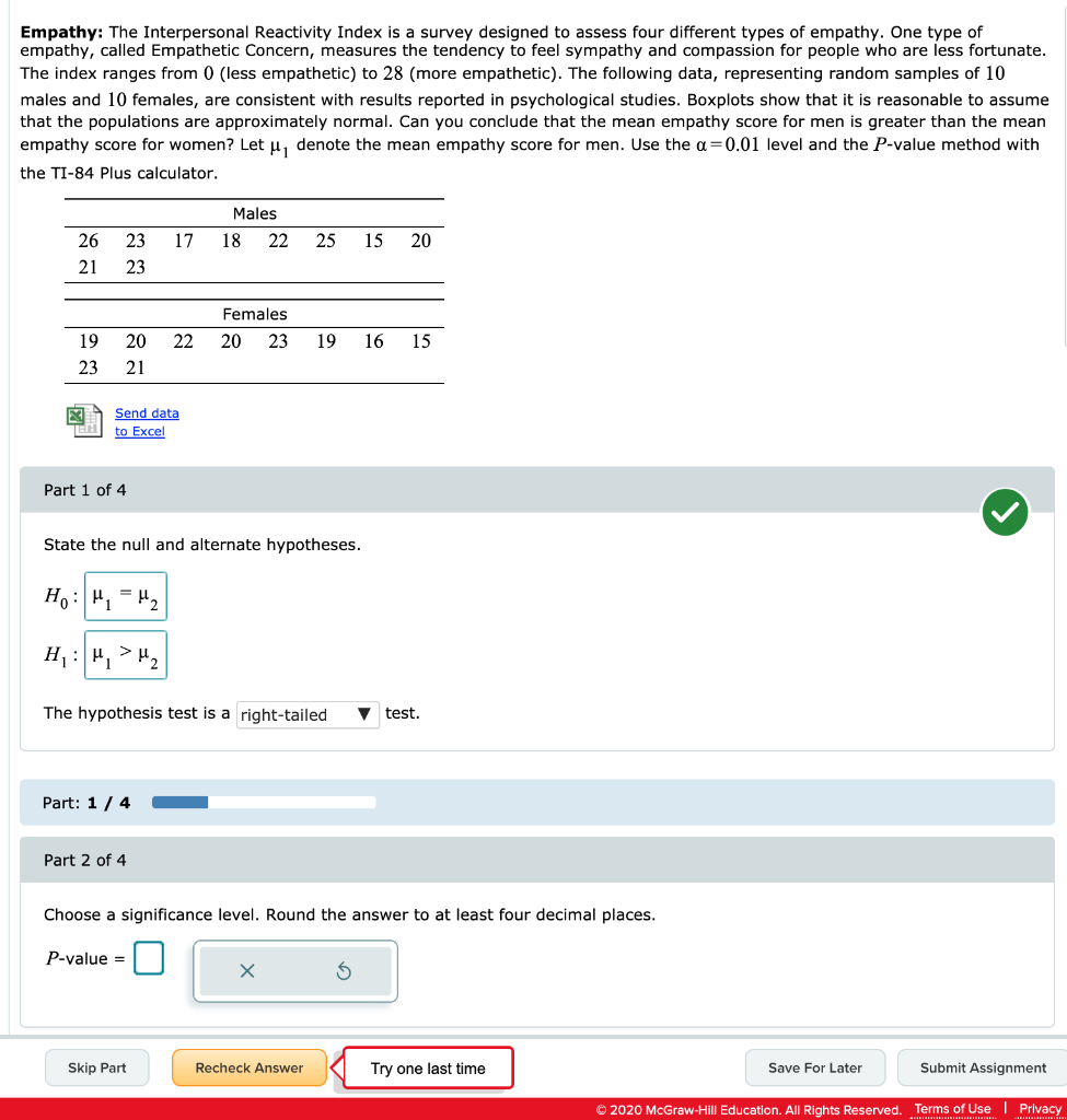 Solved Empathy: The Interpersonal Reactivity Index is a | Chegg.com