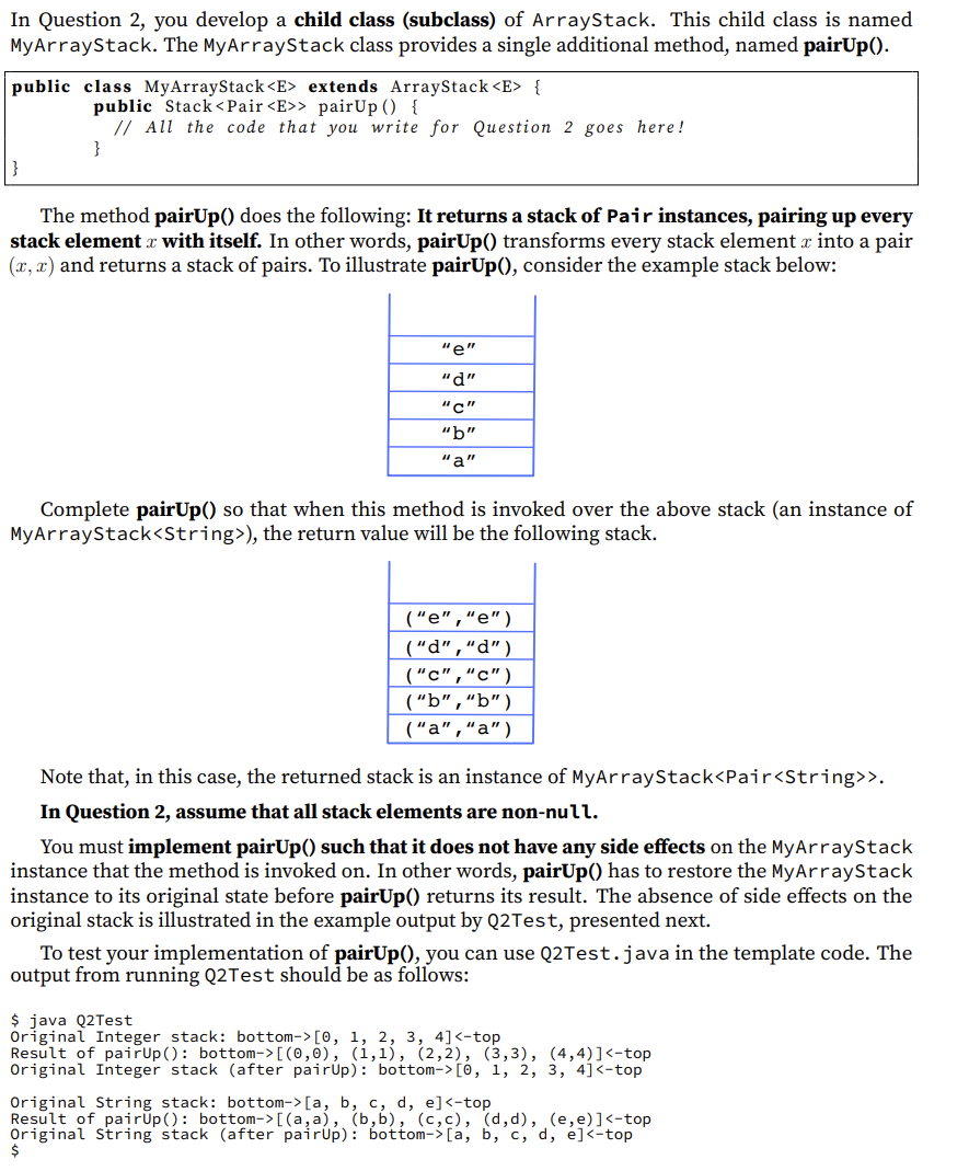 Solved In Question 2, you develop a child class (subclass) | Chegg.com
