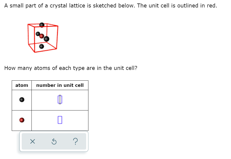 Solved A small part of a crystal lattice is sketched below. | Chegg.com