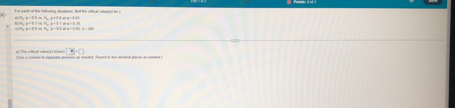 Solved For each of the following situations, find the | Chegg.com