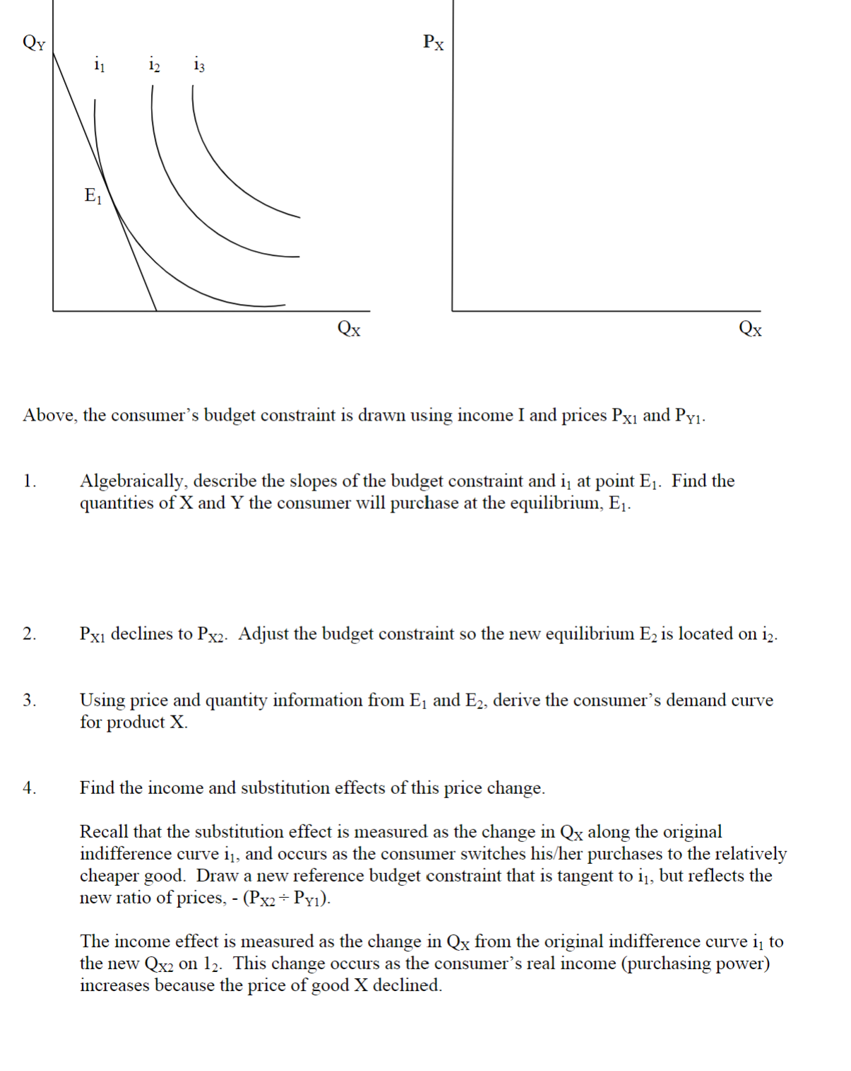 Solved Consumer Equillibrium. Make an example problem and | Chegg.com
