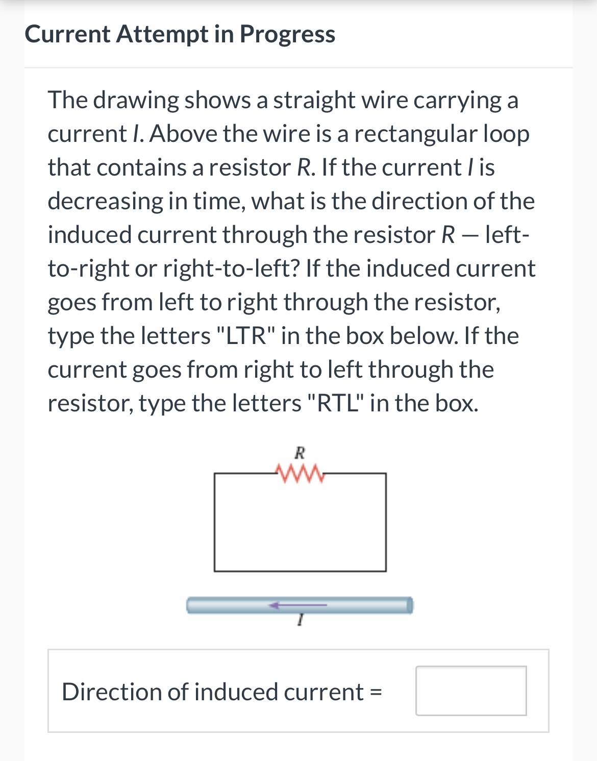 Solved The drawing shows a straight wire carrying acurrent | Chegg.com