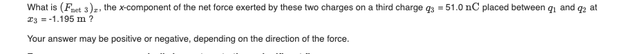 Solved What is (Fnet3)X ( the x-component of the net force | Chegg.com